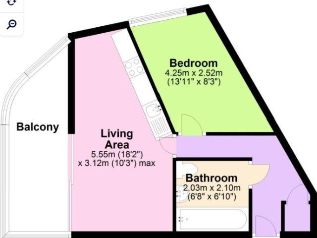 Apartment at Exeter Street, Plymouth