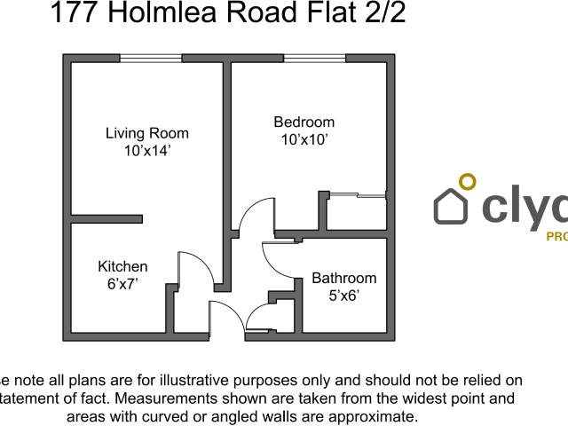 Apartment at Holmlea Road, Glasgow