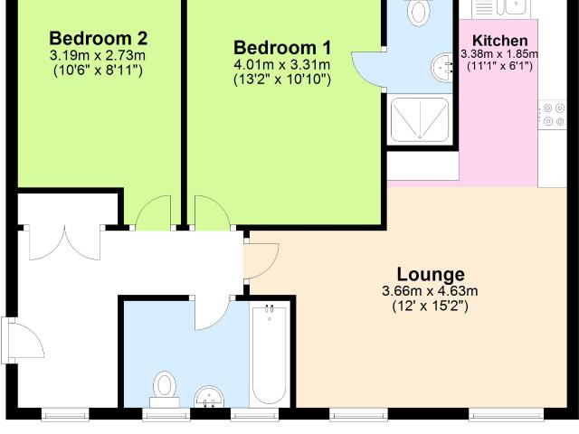 Apartment at Holywell Drive, Warrington