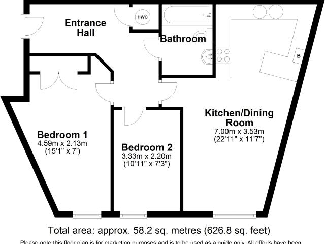 Apartment at Honeybourne Way, Cheltenham