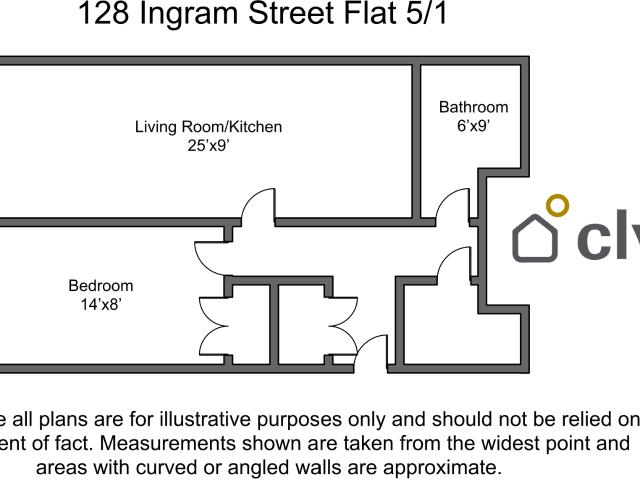 Apartment at Ingram Street, Glasgow