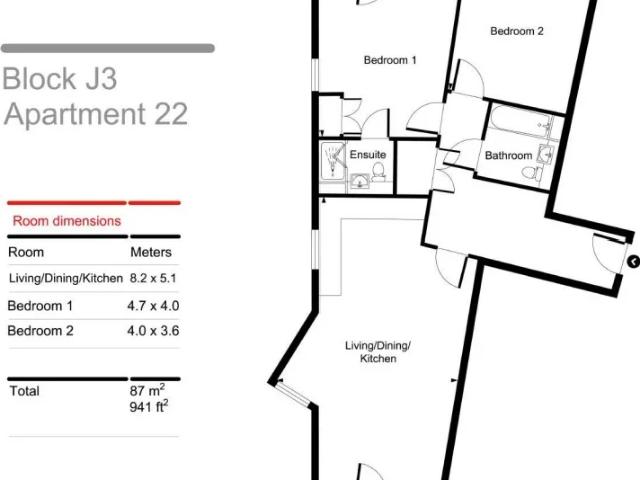Apartment at John Thorneycroft Road, Southampton