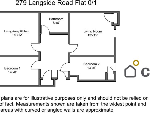 Apartment at Langside Road, Glasgow
