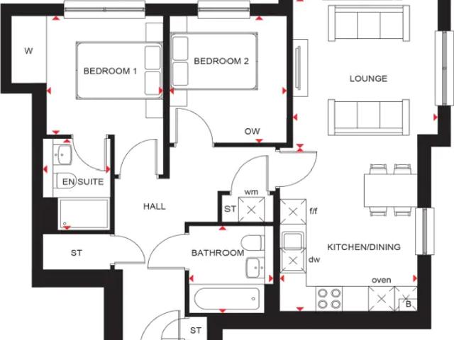 Apartment at Margaret Thomson Crescent, City of Edinburgh