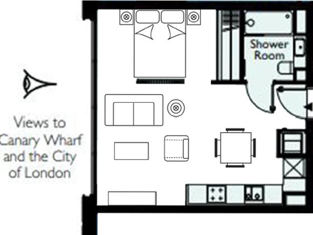 Apartment at Marsh Wall, Greater London