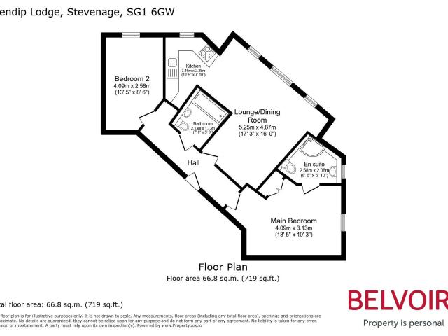 Apartment at Mendip Way, North Hertfordshire