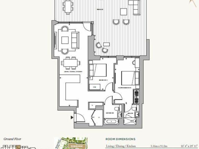 Apartment at Michael Road, Greater London