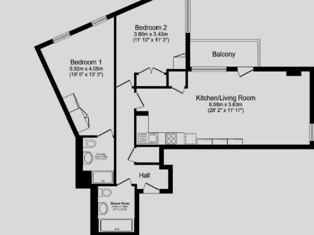 Apartment at Mirabel Street, Manchester