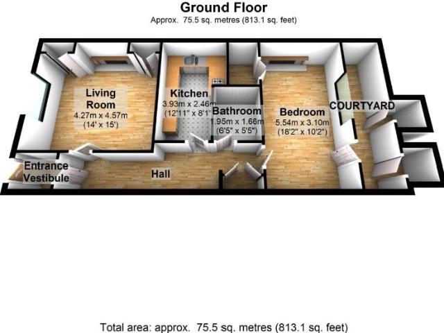 Apartment at North Walls, Winchester