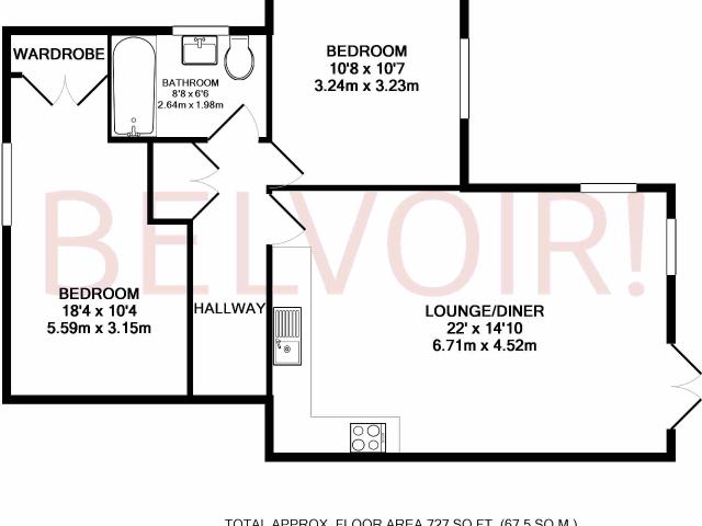 Apartment at Spoonwood Close, Basingstoke and Deane