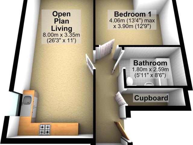 Apartment at Wellington Street, Nottingham