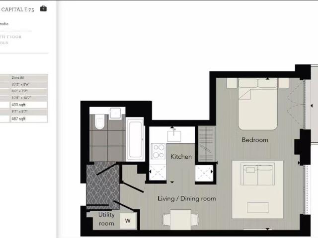 Apartment at Trenchold Street, Greater London