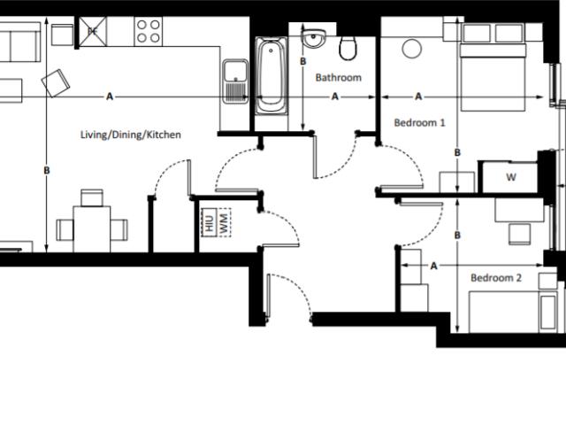 Apartment at Turnberry Quay, Greater London