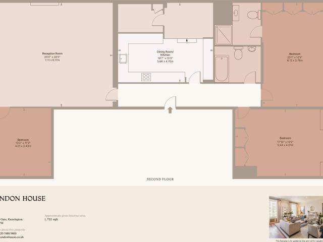 apartment for rent in C, 57 Princes Gate, Kensington, London, SW7 2PG