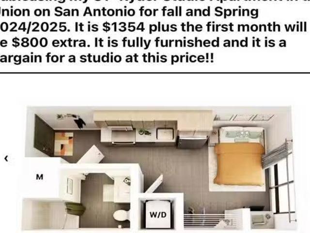 Apartment in UT Area