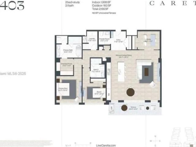 apartment with 2 bedroom, FL FL DS102519981