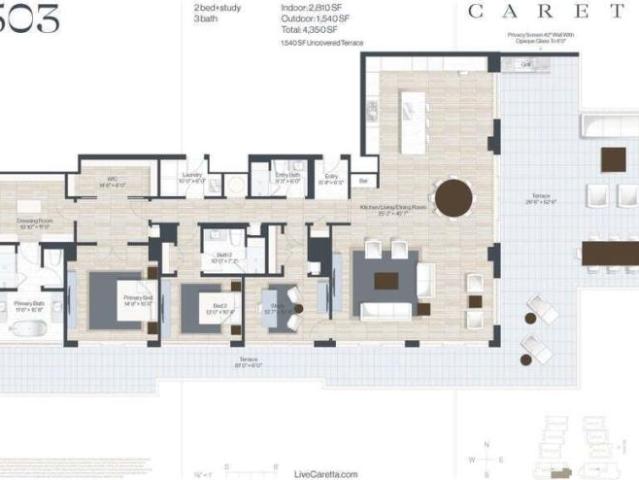 apartment with 2 bedroom, FL FL DS102519319
