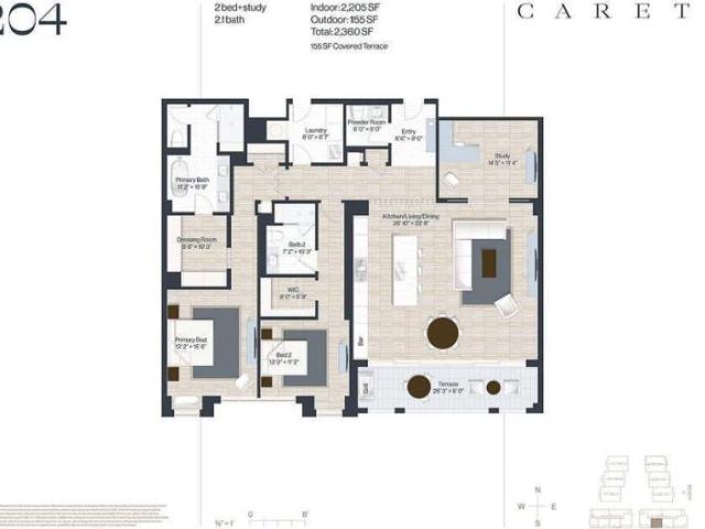 apartment with 2 bedroom, FL FL DS102658768