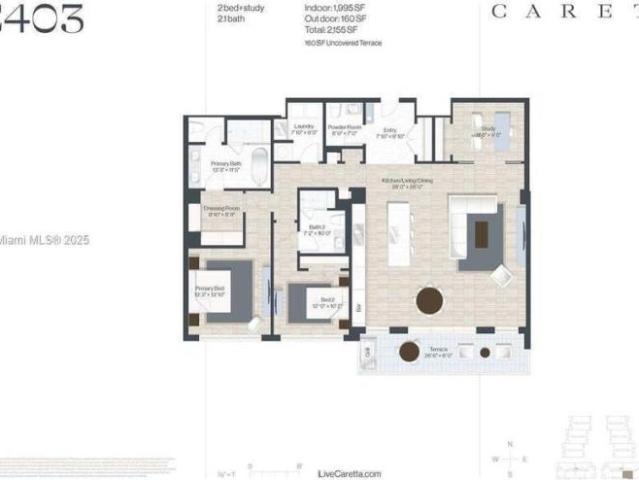 apartment with 2 bedroom, FL FL DS102658778
