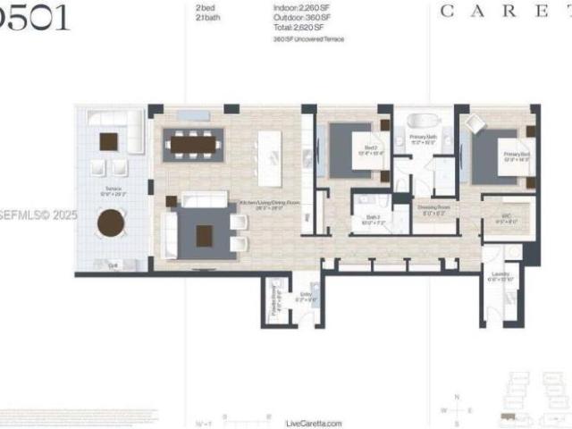 apartment with 2 bedroom, FL FL DS102395784