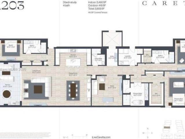 apartment with 3 bedroom, FL FL DS101340481