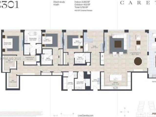 apartment with 3 bedroom, FL FL DS102519210