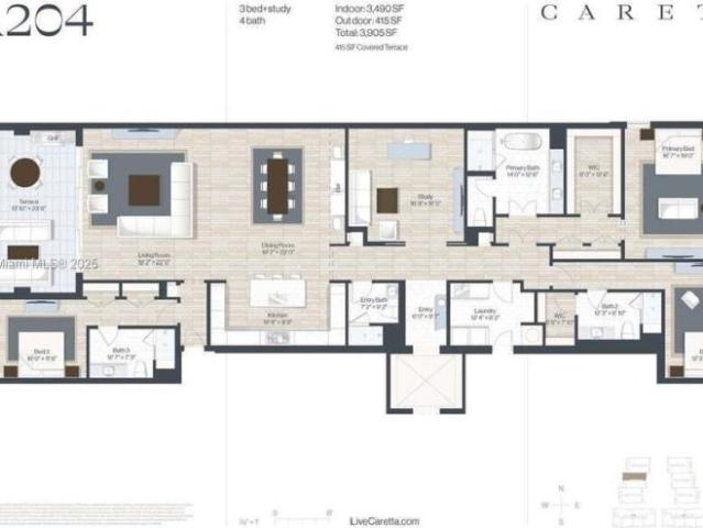 apartment with 3 bedroom, FL FL DS102519361
