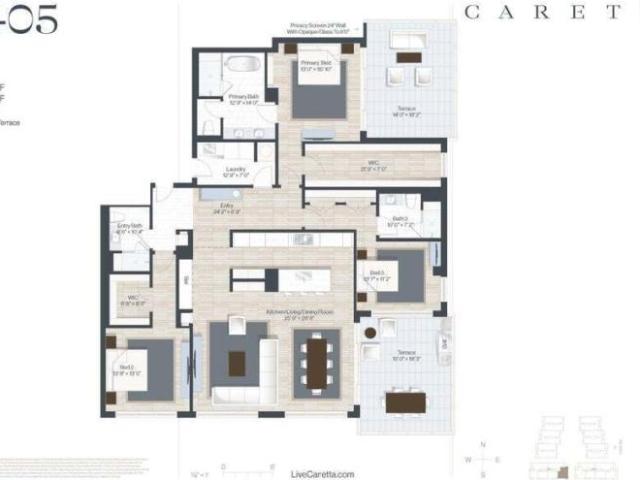 apartment with 3 bedroom, FL FL DS102519381