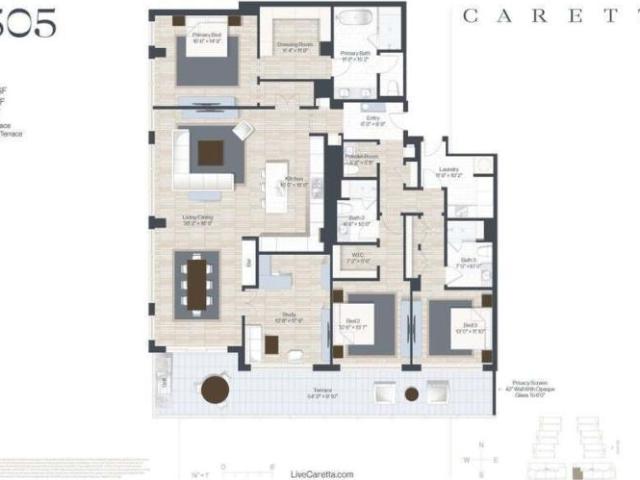 apartment with 3 bedroom, FL FL DS102519390