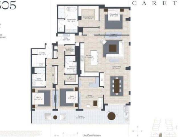 apartment with 3 bedroom, FL FL DS102395636