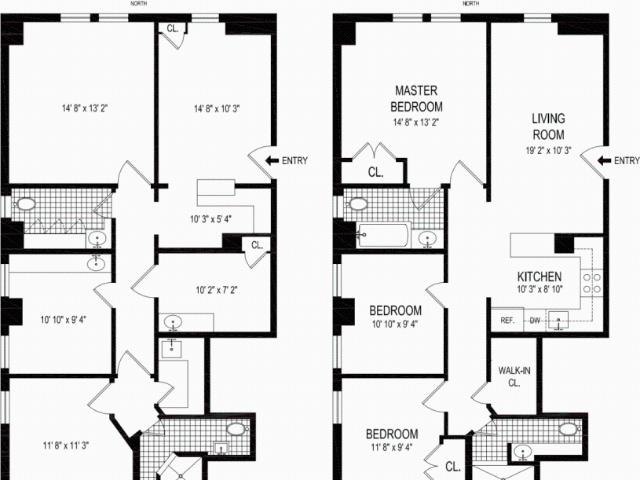 apartment with 3 bedroom, Upper East Side NY ES102245216