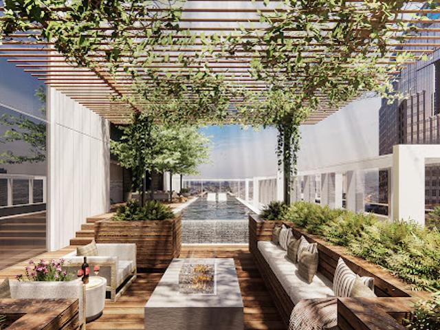 Apartment with terrace and pool