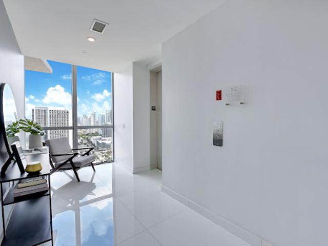 Contemporary apartment with pool