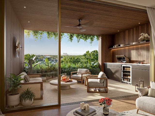 Apartment with pool