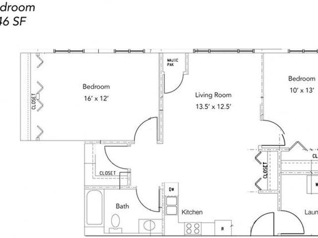 Apartments on Mound 2 Bedroom Large