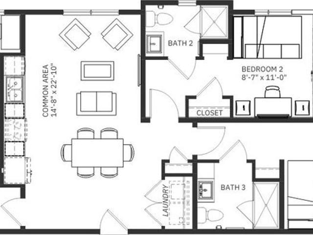 Apartments w/ utilities incl & flexible terms