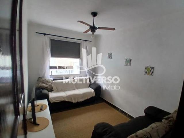 Aparta­mento Residencial de 1 Quarto com Vaga no Canto do Forte, Praia Grande