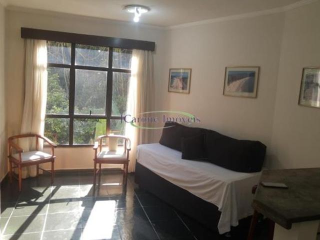 Apartamanto Flat mobiliado com Vista Mar na Praia do Itararé em São Vicente / SP