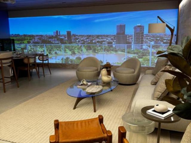 Apartamento 402m² no Edifício Heritage Campo Grande – 5 suítes, unidade exclu.