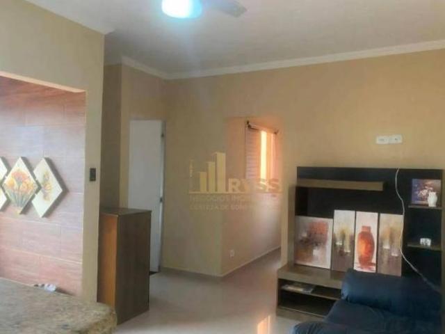Apartamento 47 m² de A/T e 39 m² de A/U, 1 dormitório em condomínio fechado no Cibratel II, com 2 va