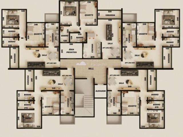 Apartamento para venda em Santa Branca, Belo Horizonte