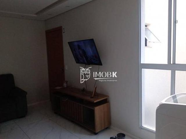 Apartamento 45 m² planejado com lazer completo no Condomínio Parque das Tulipas