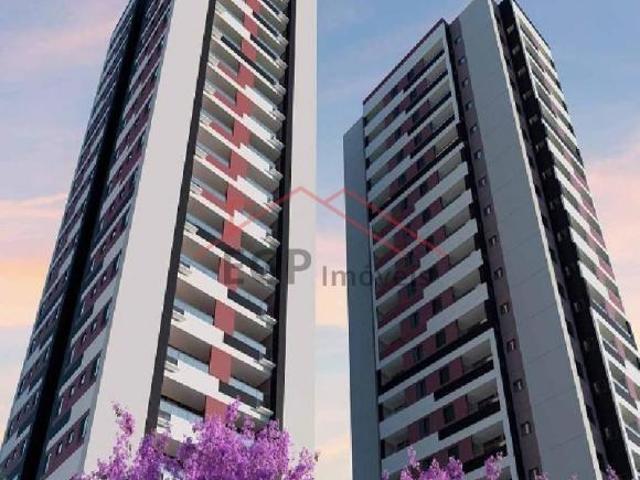 Apartamento 46m² no Jd Guarujá, 1 dormitório, wc, sala 2 ambientes com terraço, integrado com cozinh