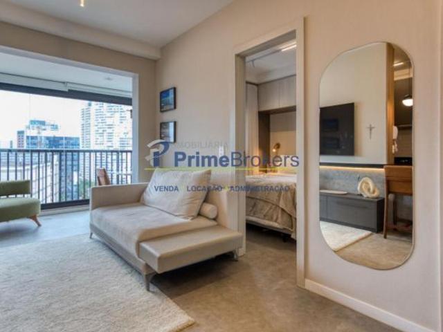 Apartamento, 48m² 1 Dormitório, 1 Vaga, Totalmente Mobiliado e Decorado Pinheiros