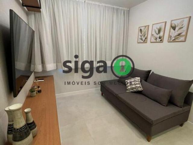 Apartamento 48m² mobiliado, 2 quartos á venda, localizado na Chácara Santo Antônio/SP