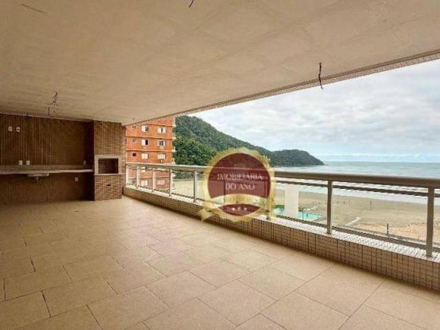 Apartamento 4 Quartos Frente Mar no Canto do Forte | 4 Suítes | 3 Vagas | Vista Mar Total