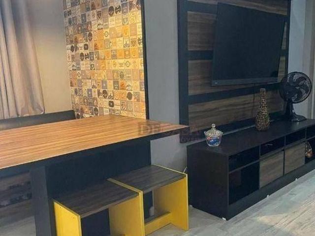 Apartamento 52m² Moderno / Planejados / Varanda / 2 dorm. / Vaga