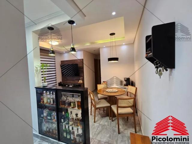 Apartamento, 57 m², Anália Park, 02 quartos, 01 suíte, sala integrada com a varada envidraçada, 01 v