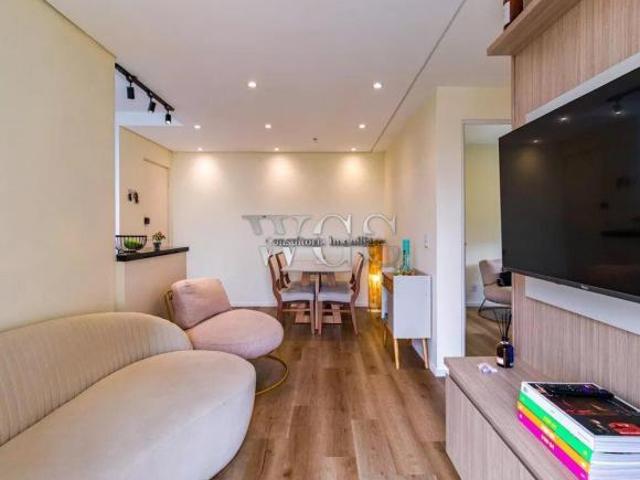 Apartamento 55 Mts², 02 dormitórios 01 suíte, 01 vg à venda no Condomínio Harmonia Morumbi Vila