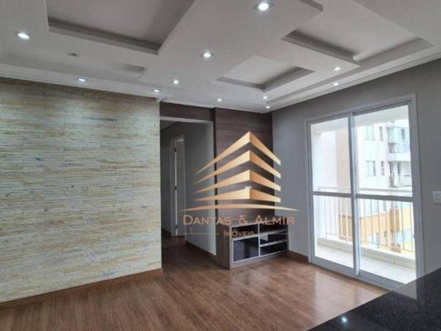 Apartamento 58m³ para venda, com 2 dormitórios sendo 1 suíte, 1 vaga, por R$ 480.000 Jardim Flor d